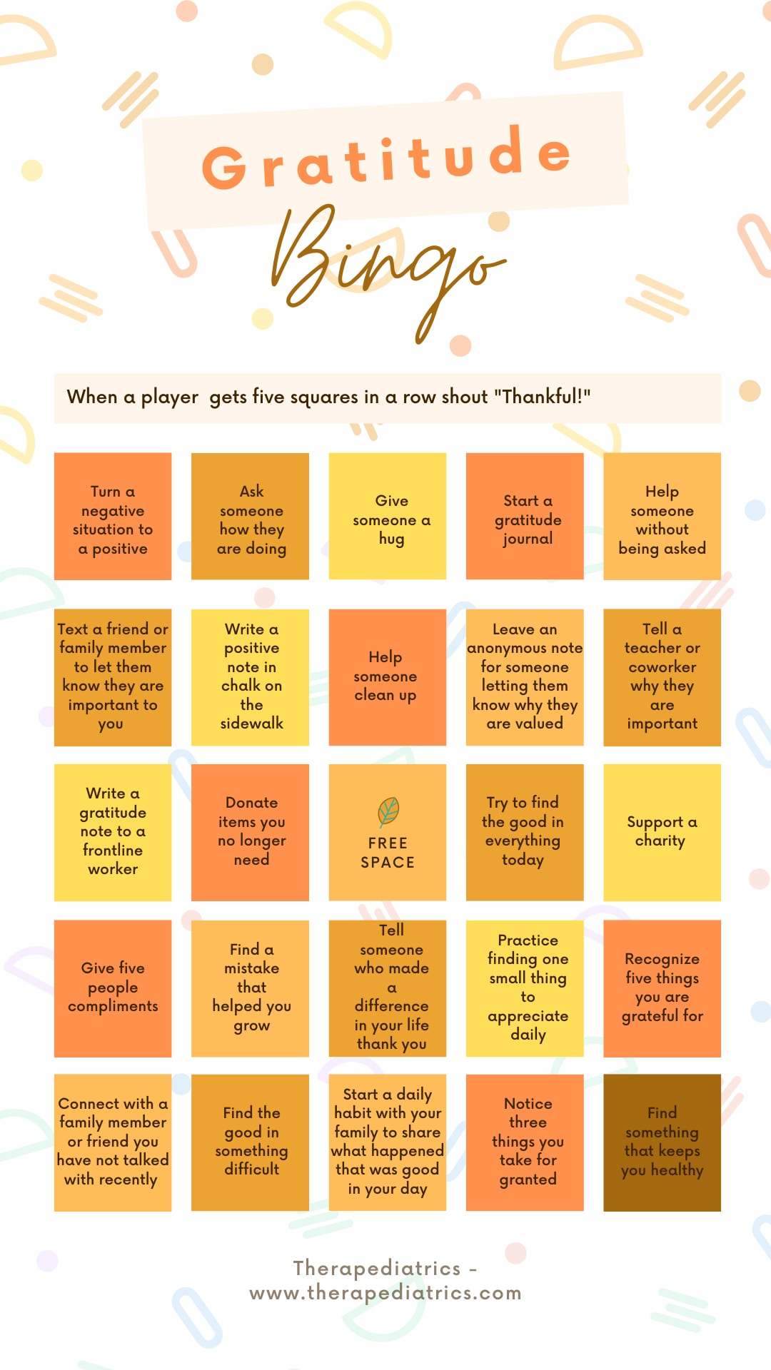 10 days of gratitude - Touchstone Therapy Center